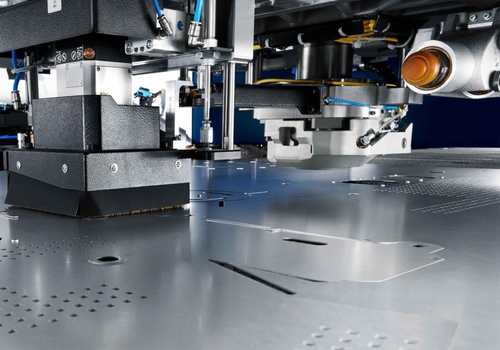 TRUMPF’s punch laser processing cell the TruMatic 5000 with the new ...