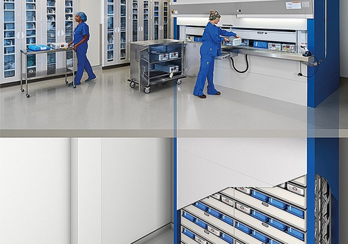 Hänel's automated storage solution for health-care facilities - Headland