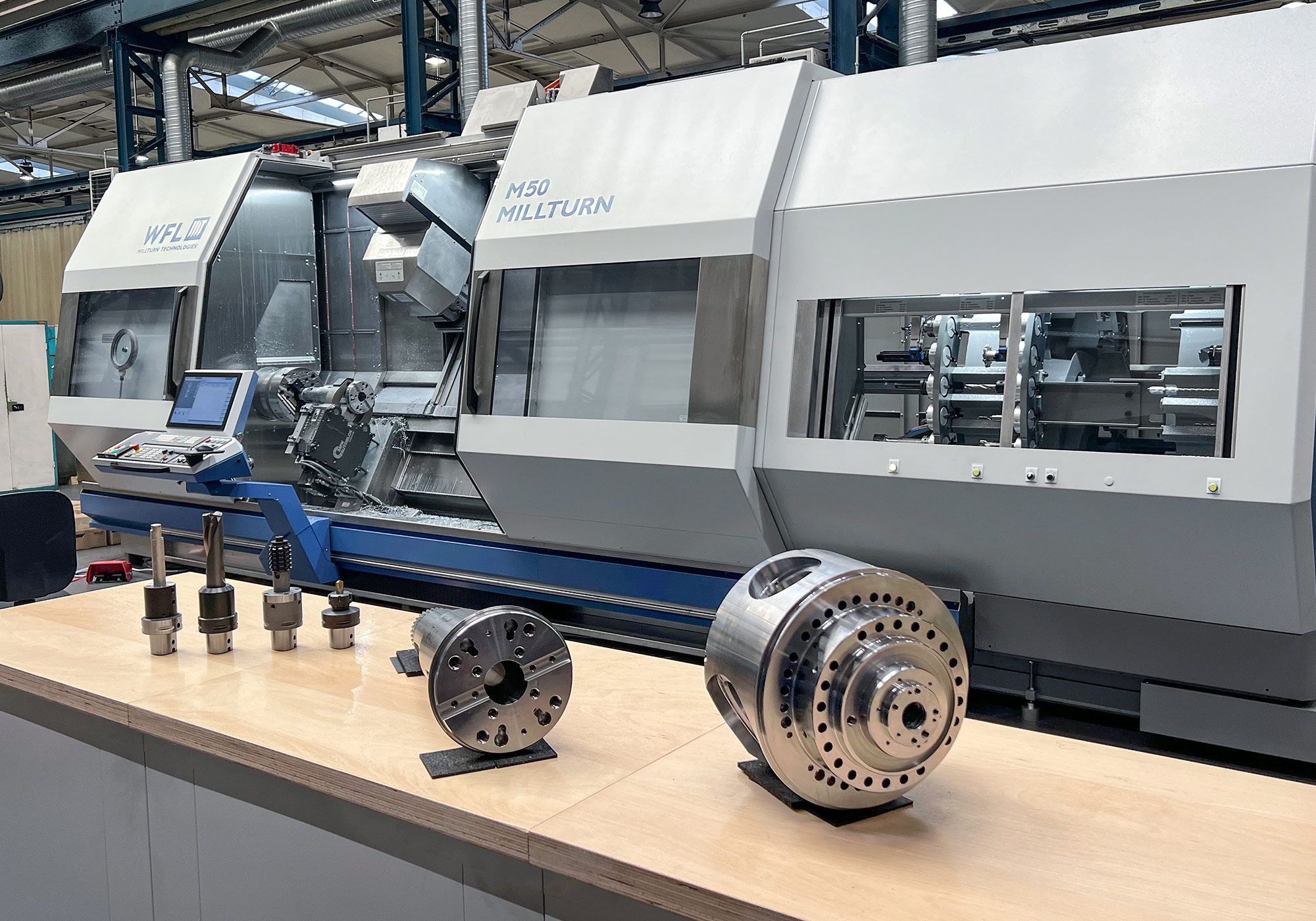 Machine tool factory enhances precision with WFL M50 MILLTURN machine ...